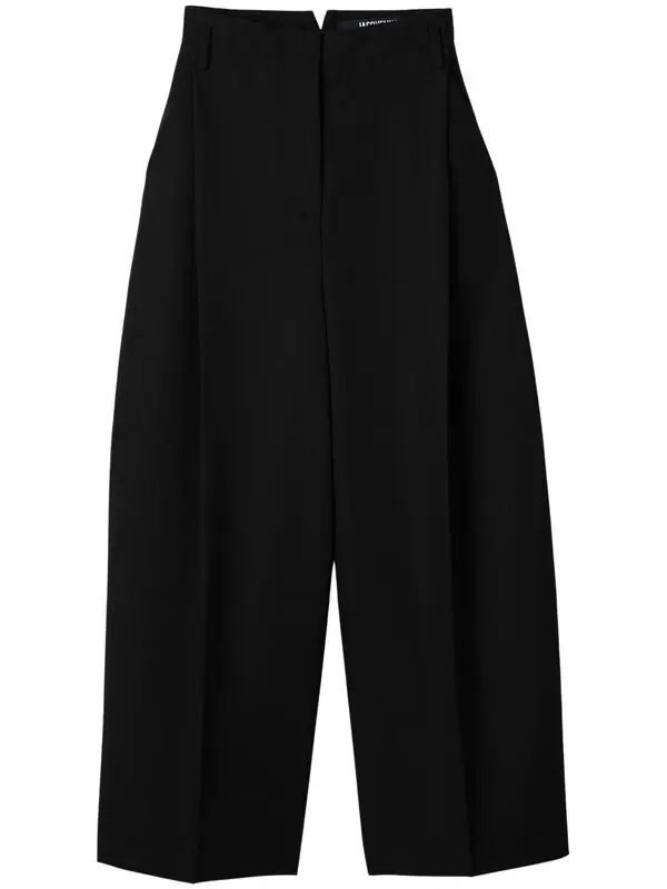 Jacquemus Miami Tailored Trousers With Zip And Button