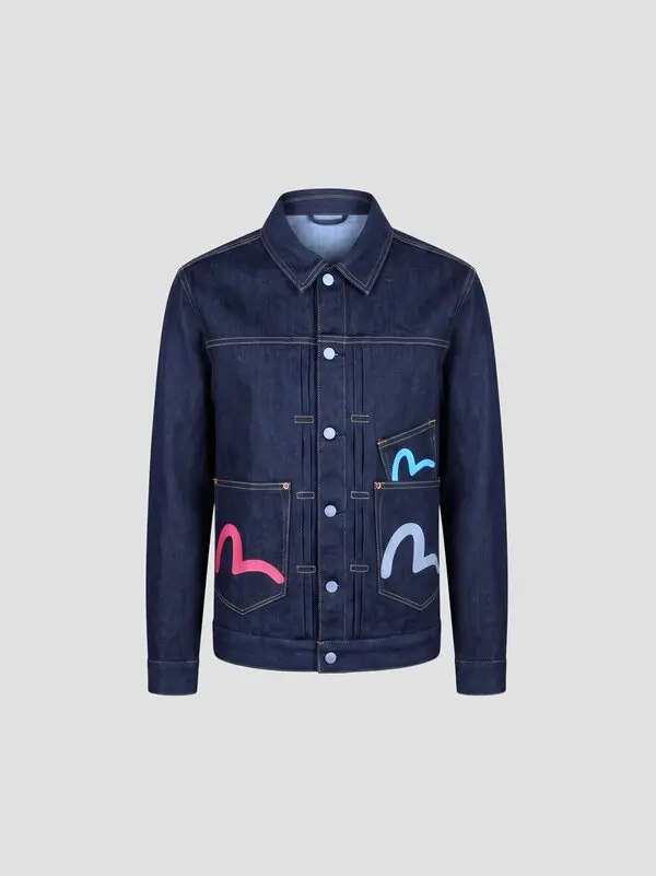 EVISU Multi-pocket Denim Jacket