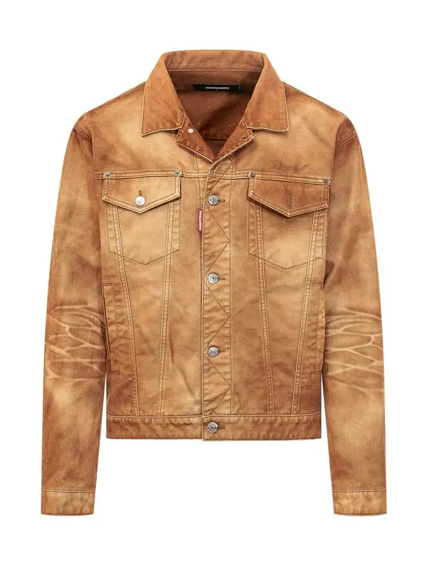 Dsquared2 Jet Set Mini Jacket - Camel