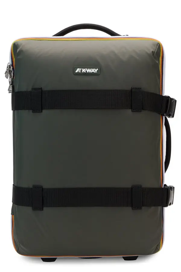 K-WAY Mini Hard Trolley Suitcase With Compression Straps