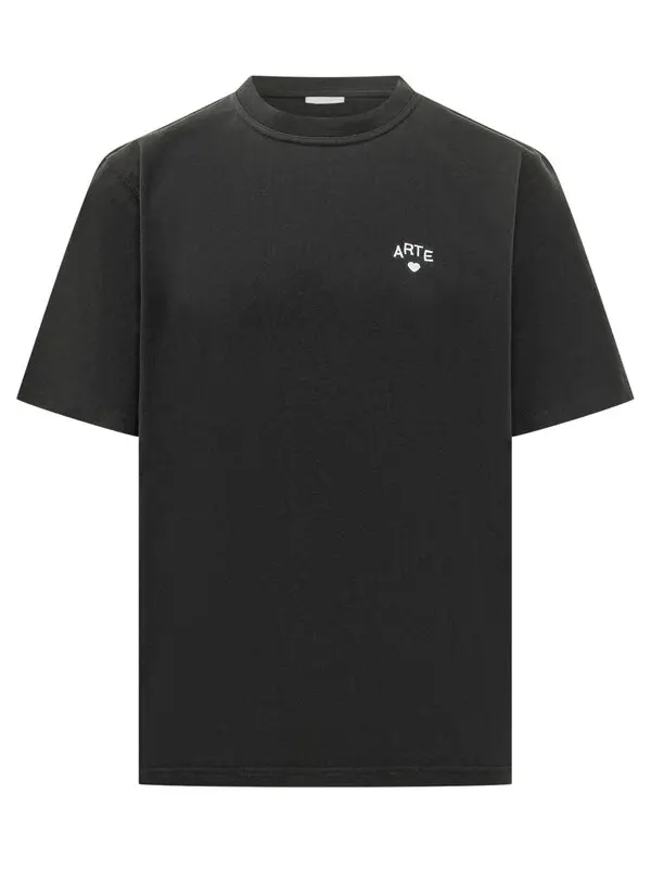 ARTE ANTWERP Heart Mini Logo T-shirt - Black