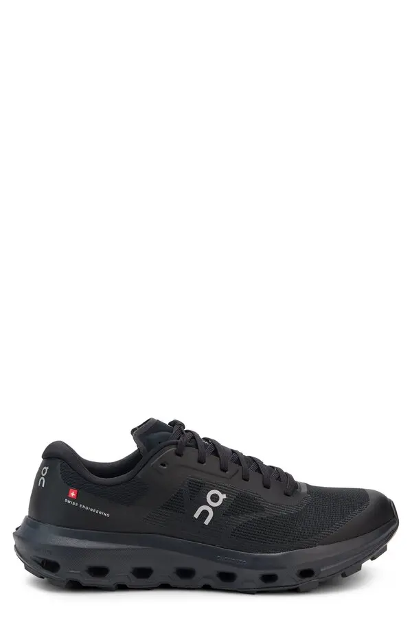 On Cloudvista 3 Mini Running Sneakers With Lace-up Comfort - Black