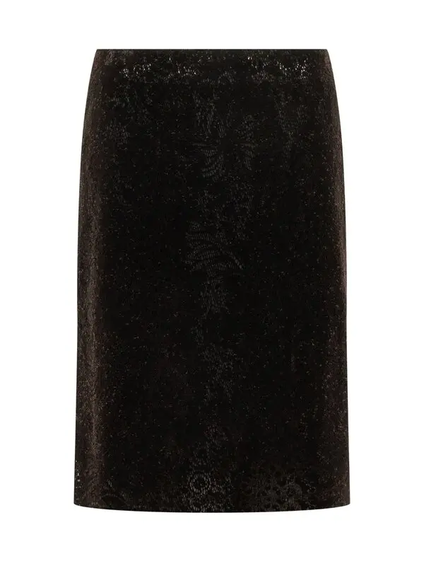 MSGM Style Midi Skirt - Dark Cocoa