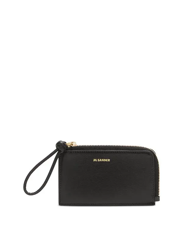JIL SANDER Leather Zip Wallet