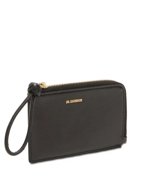 JIL SANDER Leather Zip Wallet