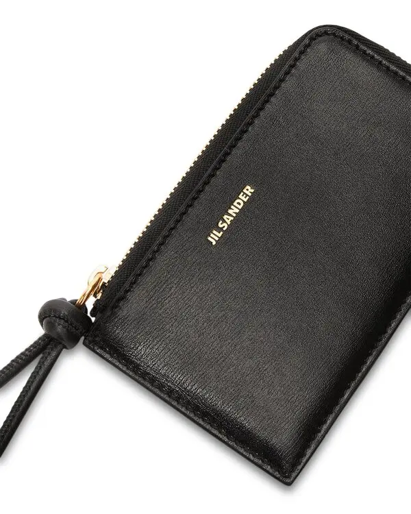 JIL SANDER Leather Zip Wallet