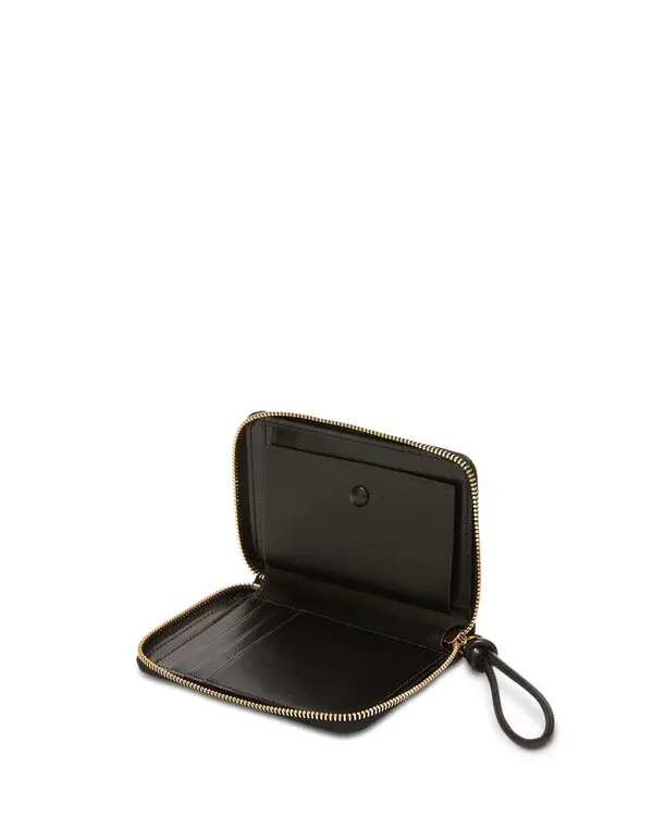 JIL SANDER Giro Leather Zip Around Wallet