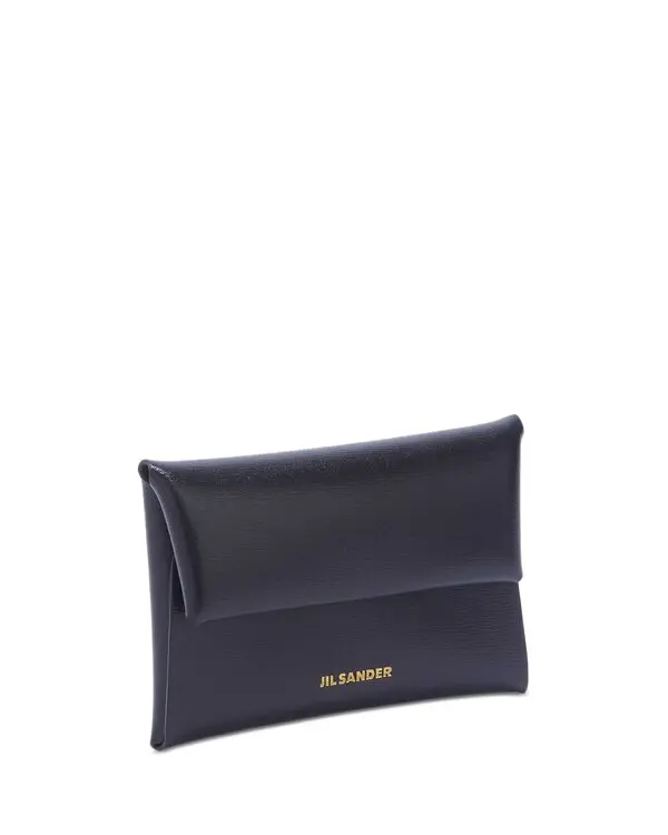 JIL SANDER Leather Envelope Snap Wallet