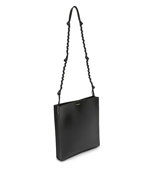 JIL SANDER Tangle Medium Leather Shoulder Bag