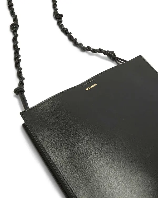 JIL SANDER Tangle Medium Leather Shoulder Bag