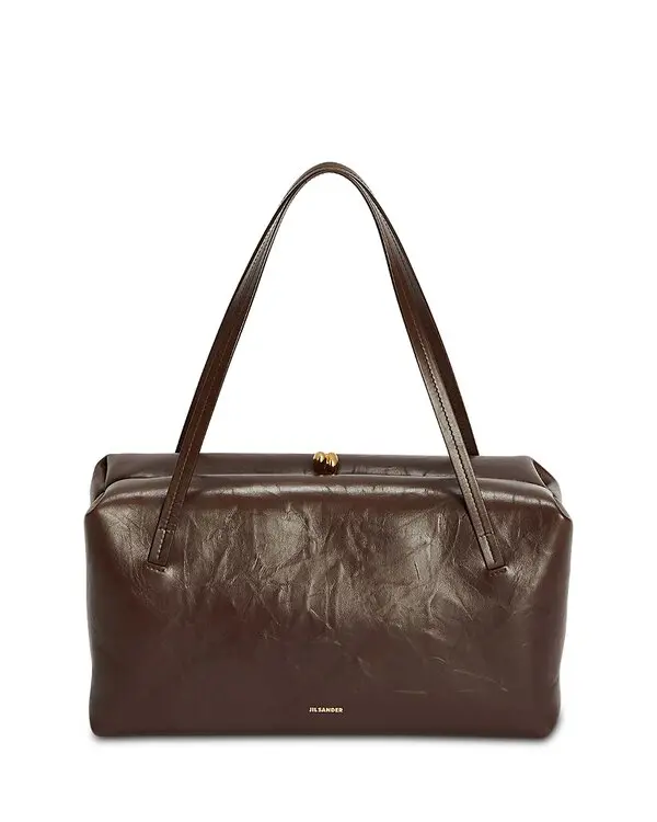 JIL SANDER Goji Pillow Medium Leather Shoulder Bag
