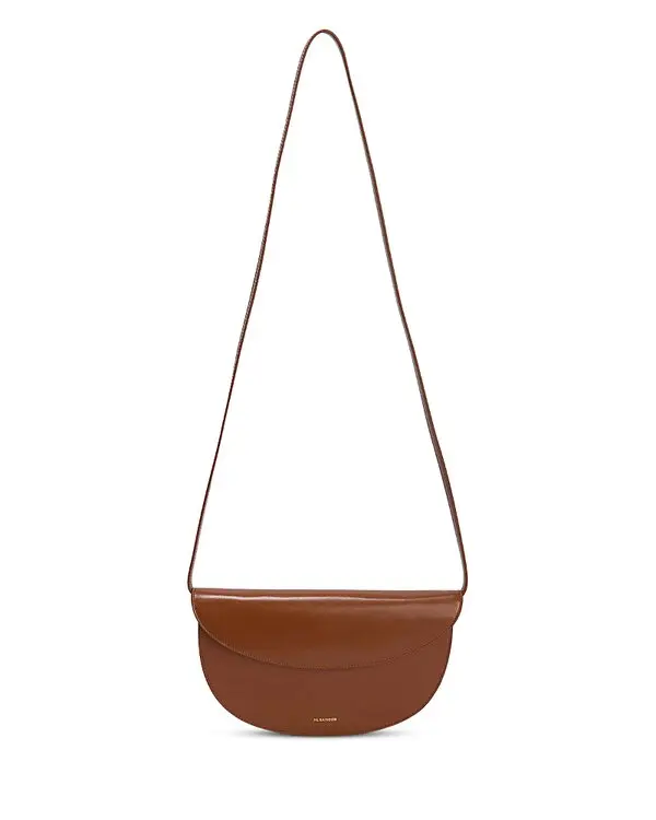 JIL SANDER Curve Mini Leather Shoulder Bag
