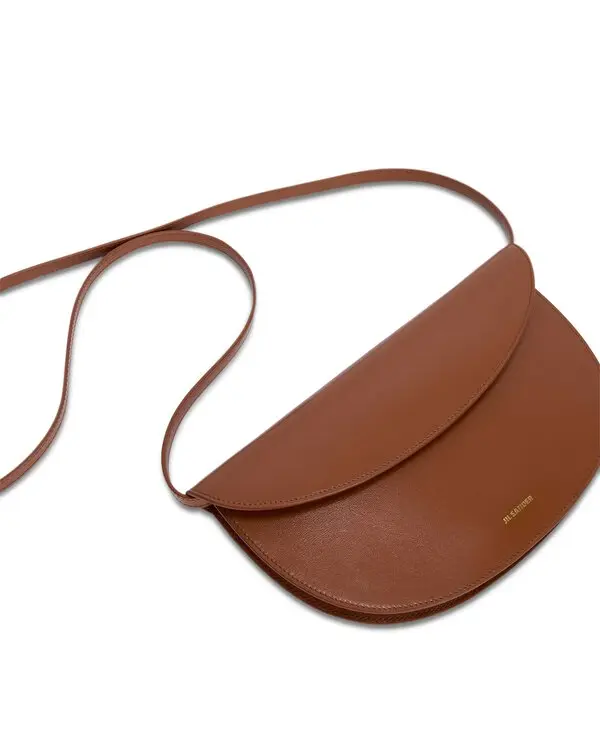 JIL SANDER Curve Mini Leather Shoulder Bag