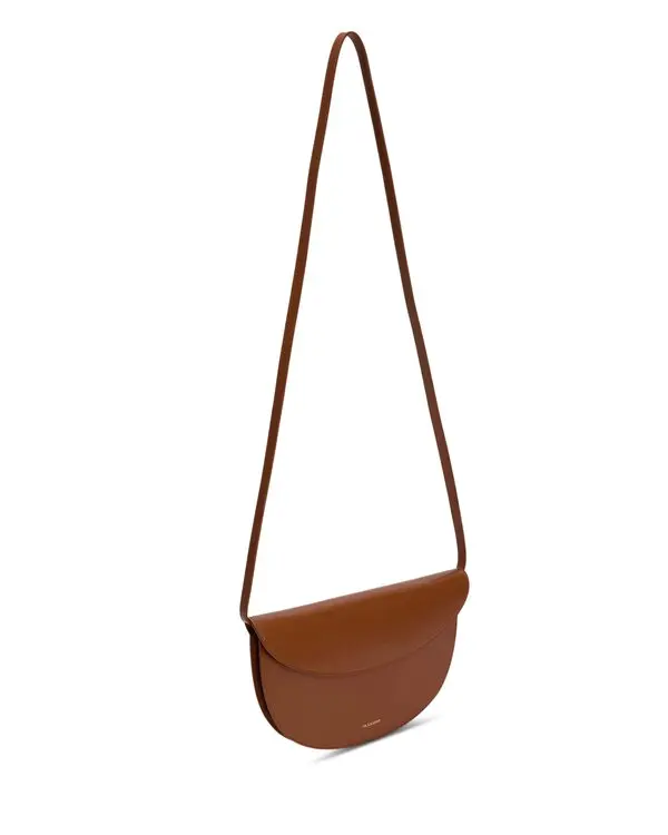 JIL SANDER Curve Mini Leather Shoulder Bag