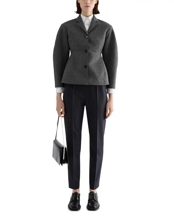 JIL SANDER Long Sleeve Wool Jacket