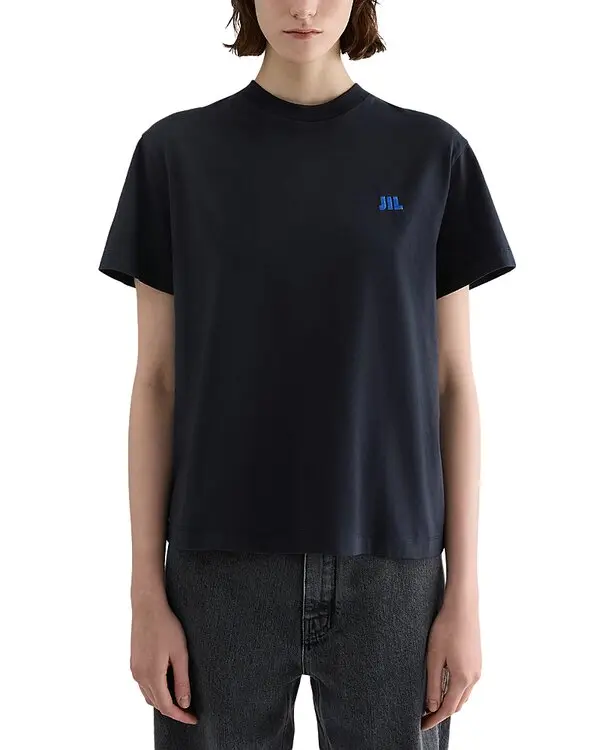 JIL SANDER Cotton Crewneck Tee - Midnight
