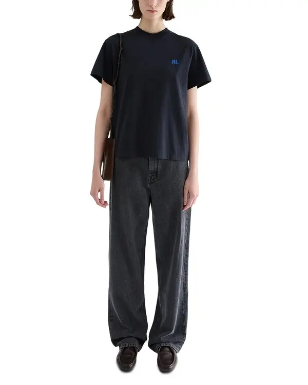 JIL SANDER Cotton Crewneck Tee - Midnight