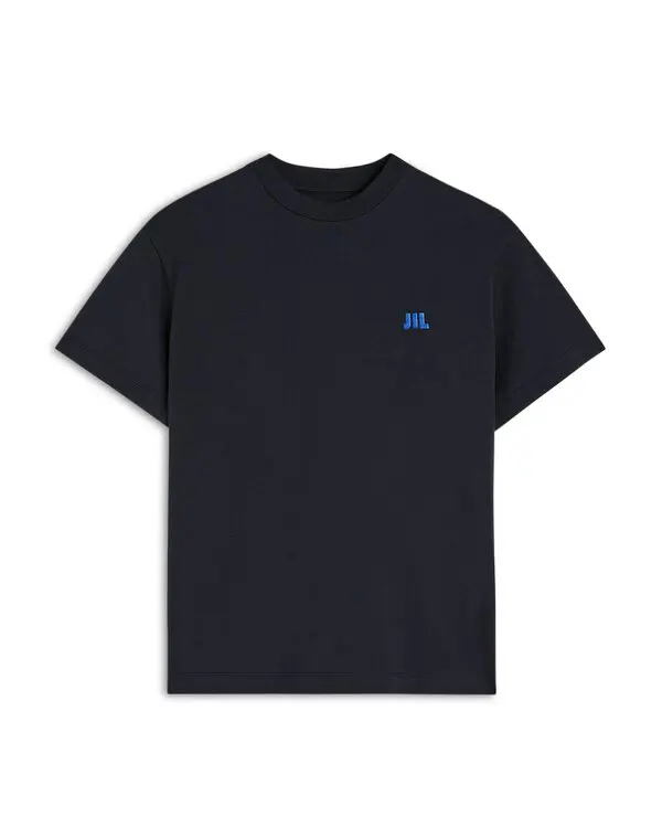 JIL SANDER Cotton Crewneck Tee - Midnight