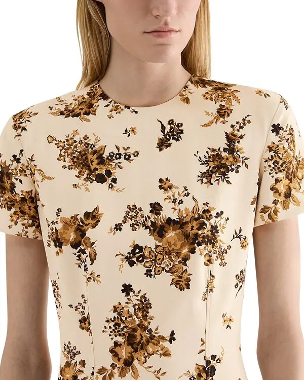 JIL SANDER Printed Satin Dress