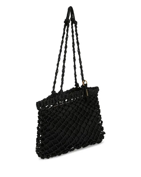 JIL SANDER Tangle Crochet Shoulder Bag