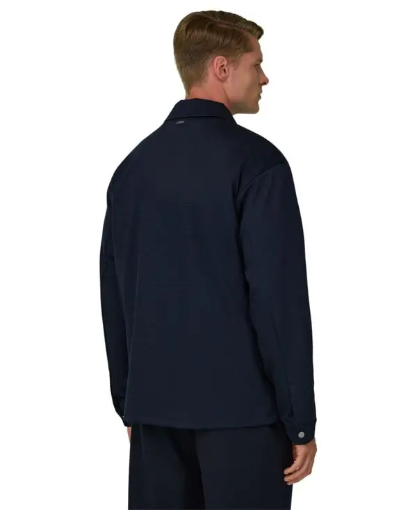 Boggi Milano Wooltech Shirt Jacket - Navy Blue
