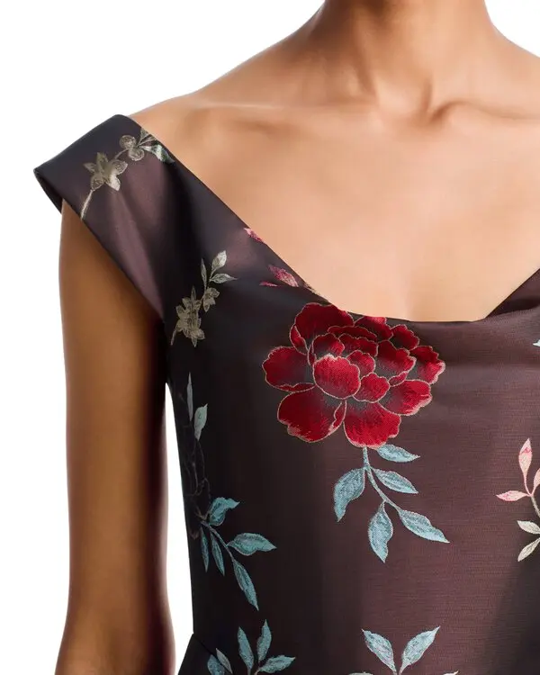 SAU LEE Joanna Jacquard Bodycon Gown