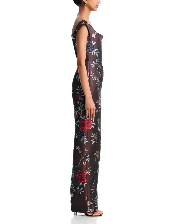 SAU LEE Joanna Jacquard Bodycon Gown