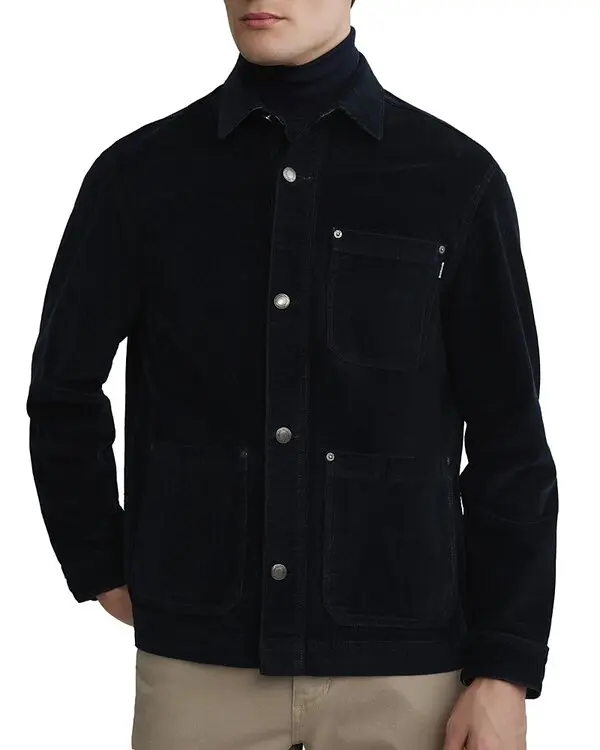 DL1961 Boxy Fit Corduroy Shirt Jacket