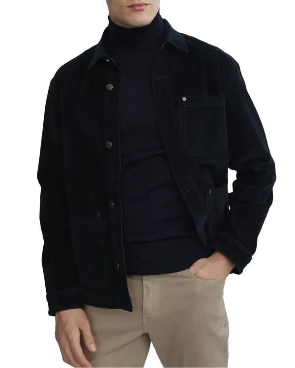DL1961 Boxy Fit Corduroy Shirt Jacket