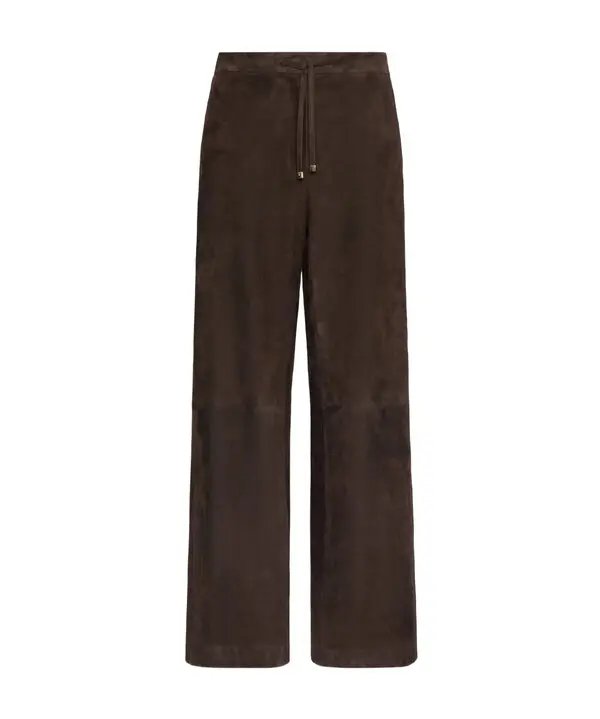 Max Mara Drawstring Casual Pants - Brown