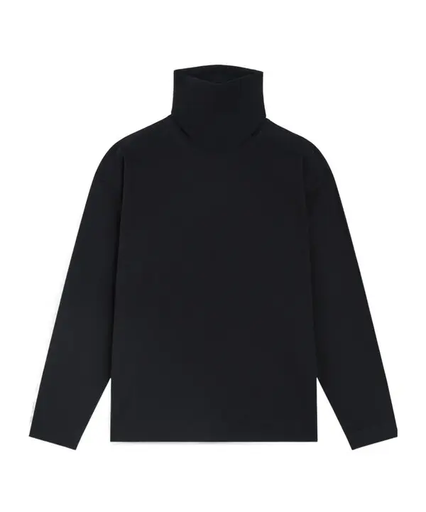 Phoebe Philo Relaxed Long Sleeve Jersey - Black
