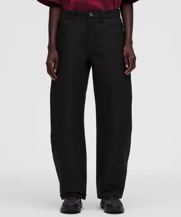Lululemon Easyfive Low-rise Barrel-leg Pant - Black