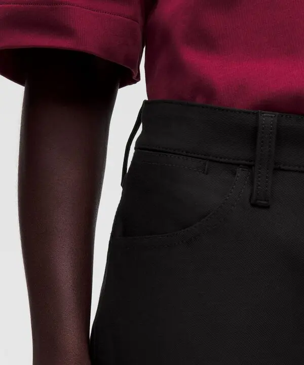 Lululemon Easyfive Low-rise Barrel-leg Pant - Black