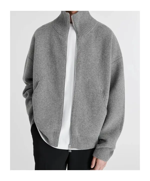 Axel Arigato Core Zip-up Cardigan - Gray