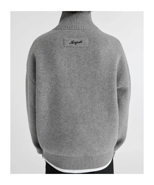 Axel Arigato Core Zip-up Cardigan - Gray