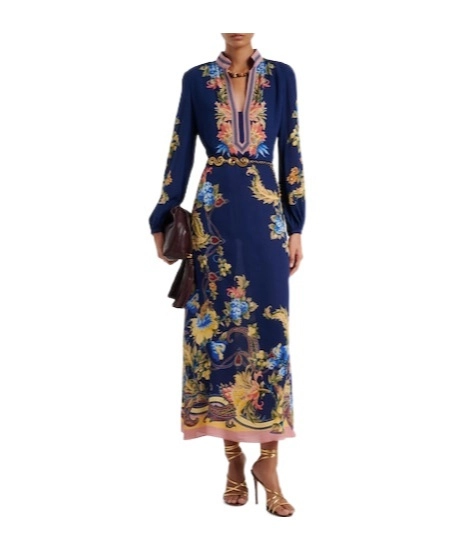 Etro Floral Maxi Dress