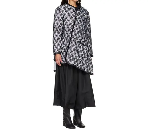 Comme Des Garçons Lace Jacket - Black/white