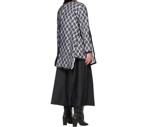 Comme Des Garçons Lace Jacket - Black/white