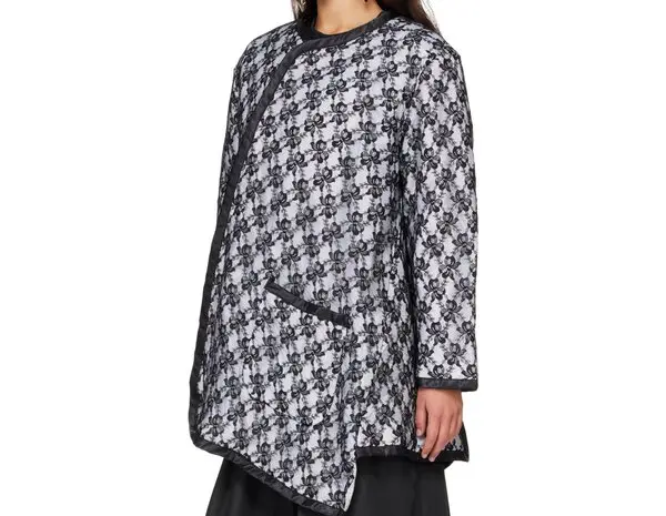 Comme Des Garçons Lace Jacket - Black/white
