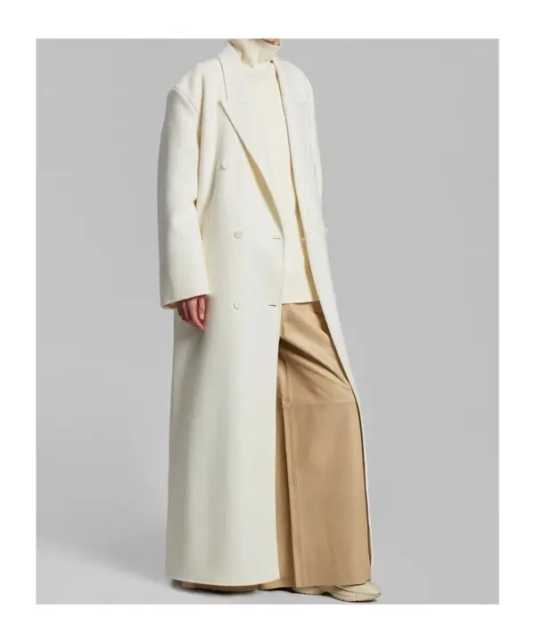 THE FRANKIE SHOP Gaia Double Breasted Coat