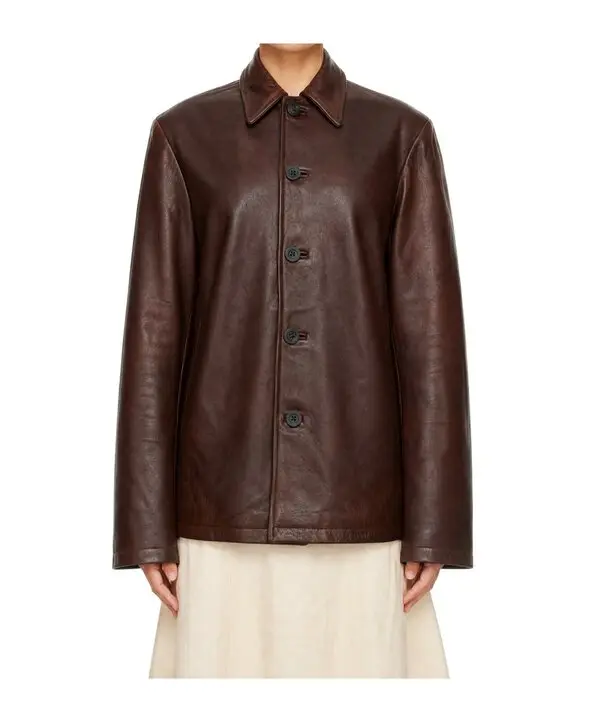 Studio Nicholson Landau Leather Jacket