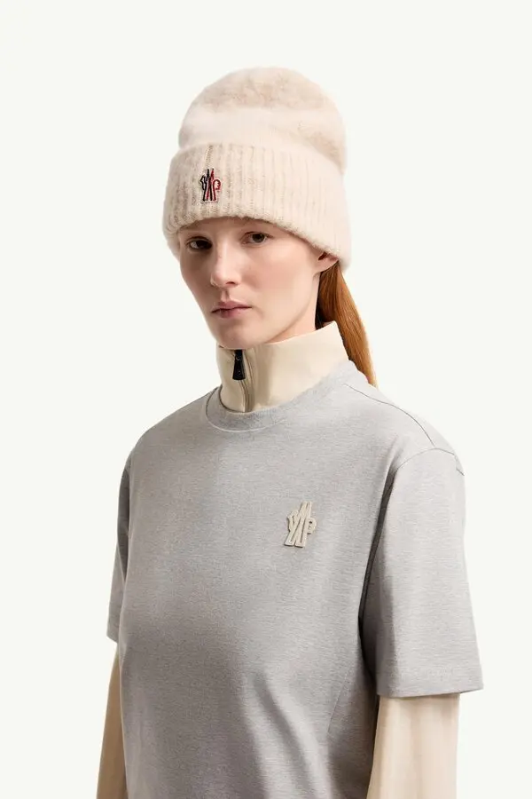 Moncler Logo Patch Cotton Blend T-shirt