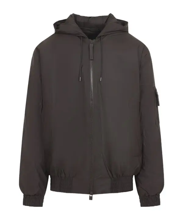 Rains Zip-up Drawstring Hoodie
