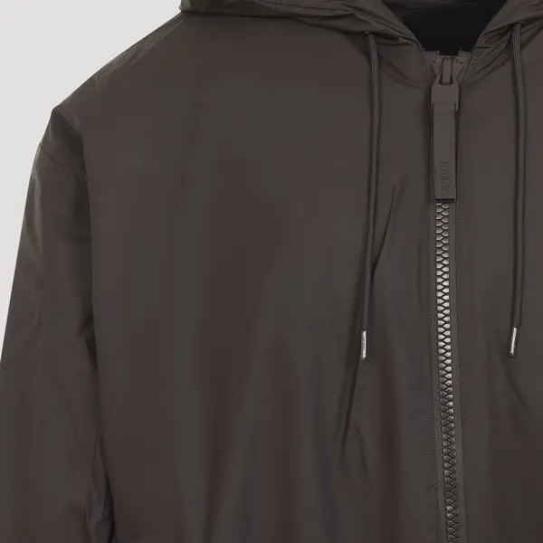 Rains Zip-up Drawstring Hoodie