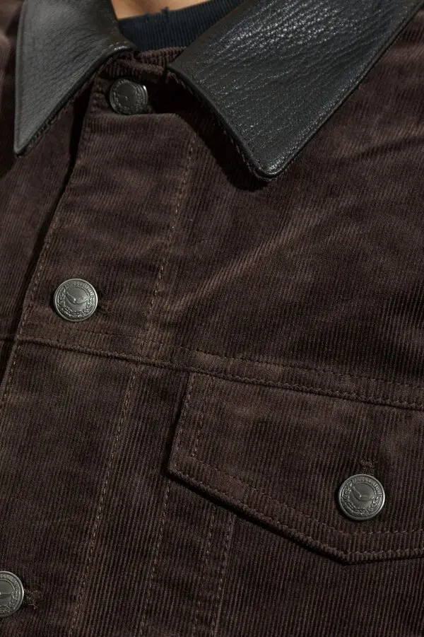Zadig&Voltaire Voltaire Bases Button-up Velvet Jacket - Brown