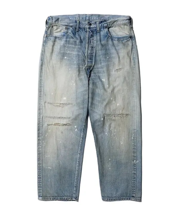 A.PRESSE No.37 Washed Wide Denim Pants