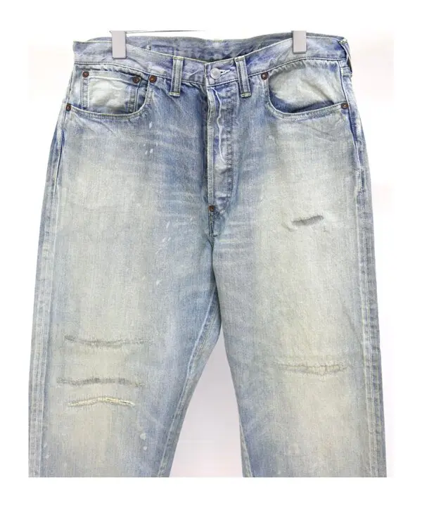 A.PRESSE No.37 Washed Wide Denim Pants