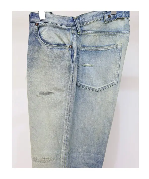 A.PRESSE No.37 Washed Wide Denim Pants
