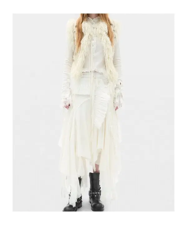 ANN DEMEULEMEESTER Vega Midi Skirt