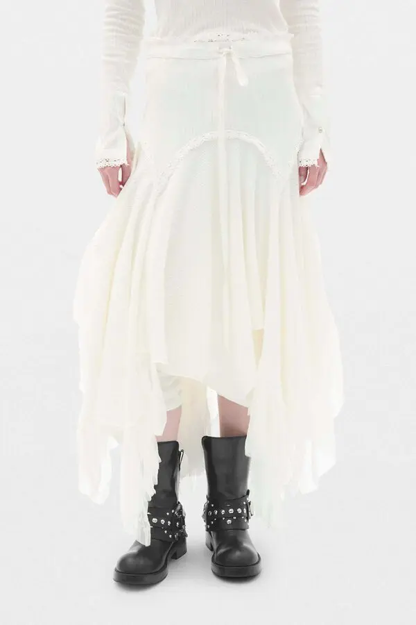 ANN DEMEULEMEESTER Vega Midi Skirt